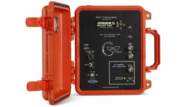 GS-102B-FPC Field Portable Clock, GPS/IRIG-B Synchronized Time Code ...